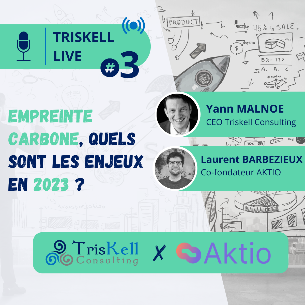 TRISKELL LIVE #3 – EMPREINTE CARBONE, QUELS ENJEUX – TRISKELL Consulting